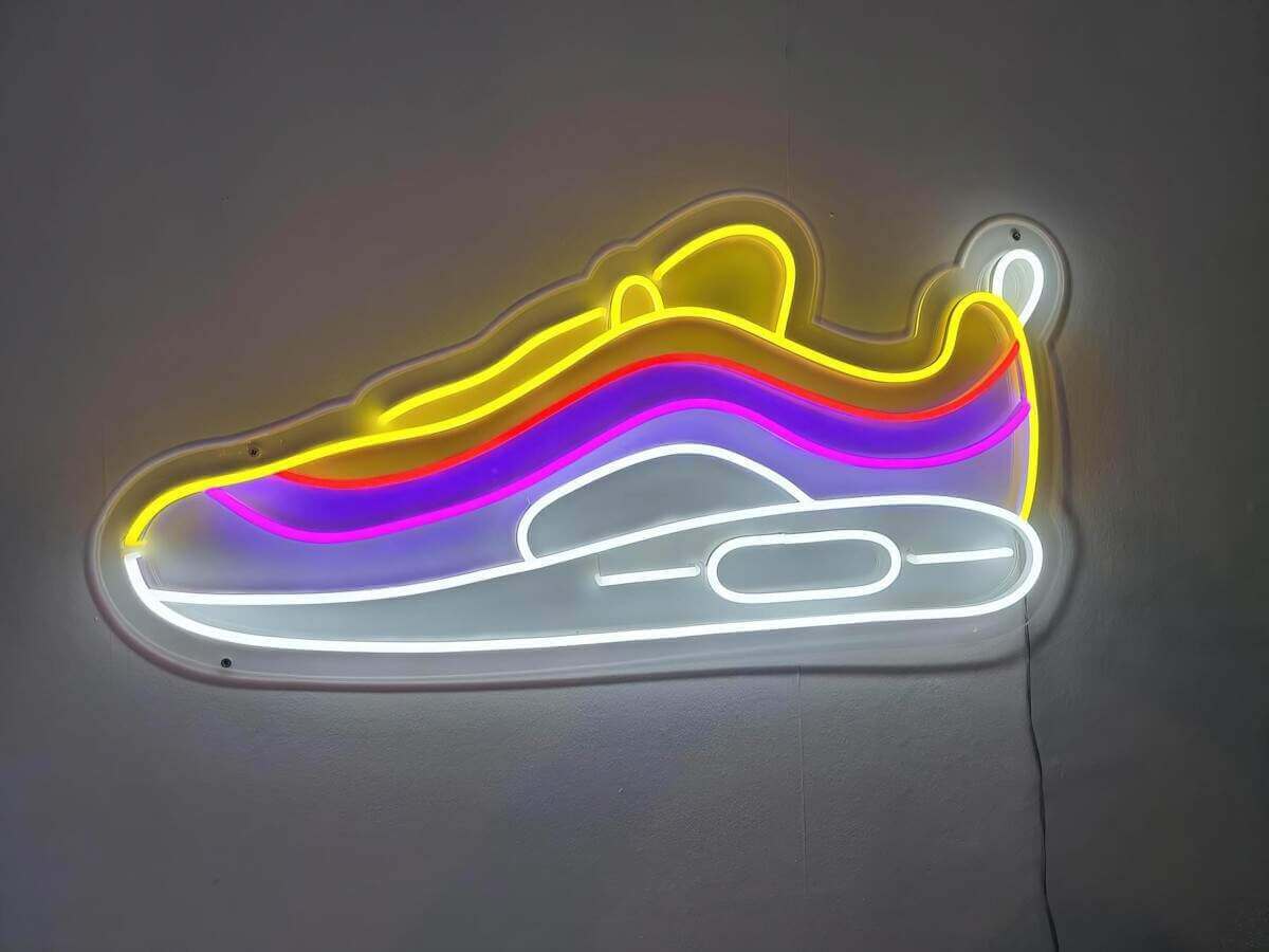 Néon LED Basket Nike Air Max: Style et passion combinés
