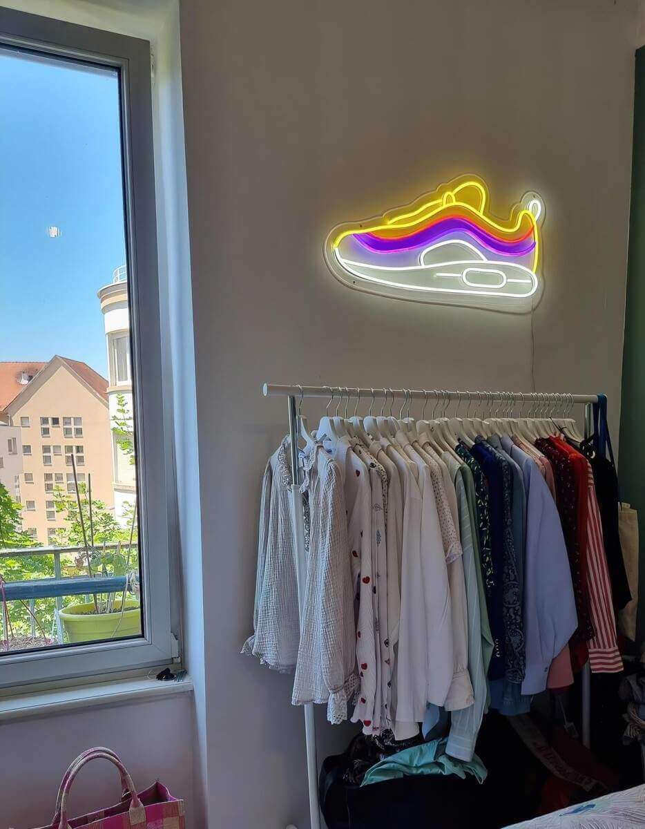 Néon LED Basket Nike Air Max: Style et passion combinés