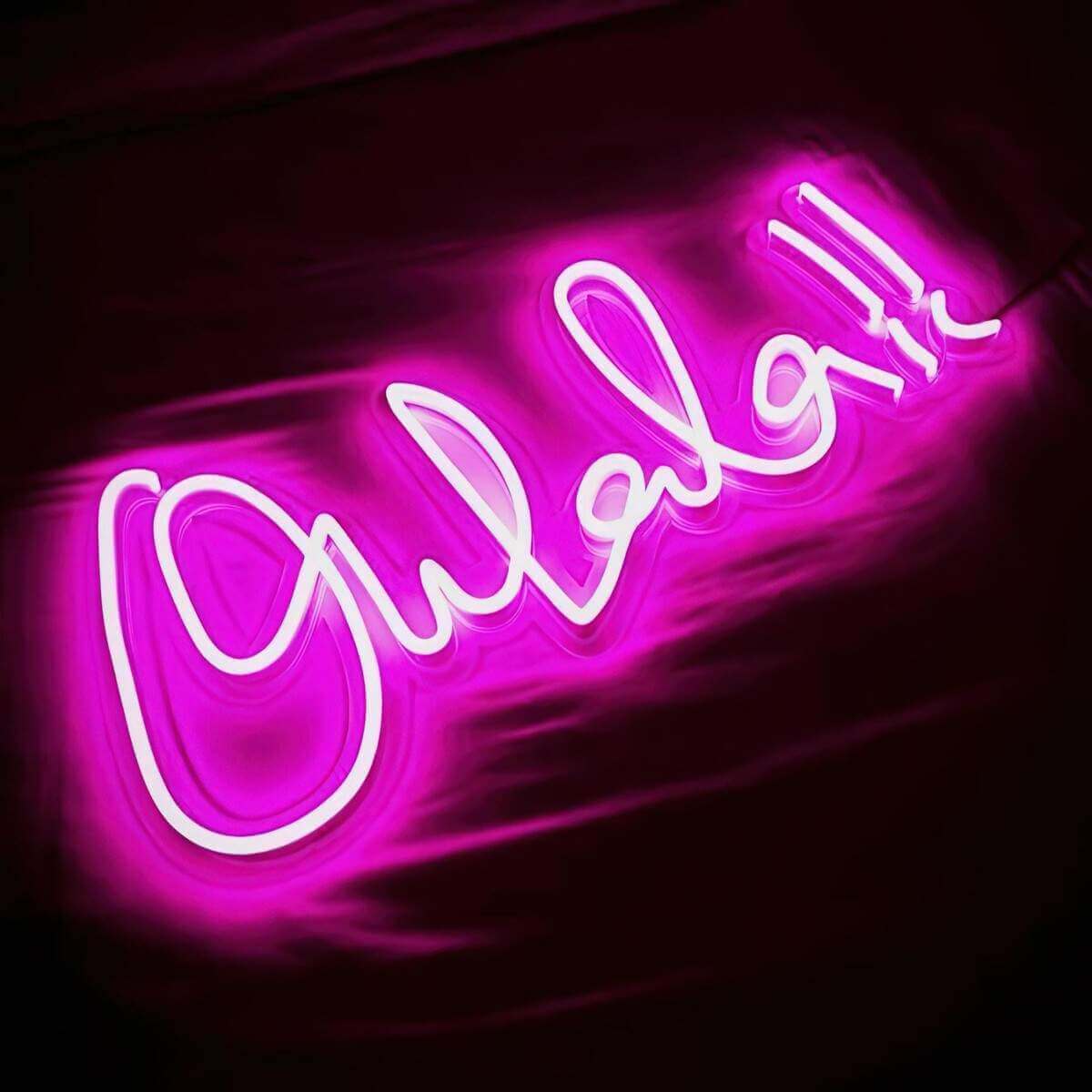 Néon LED I Écriture & Textes en lumière