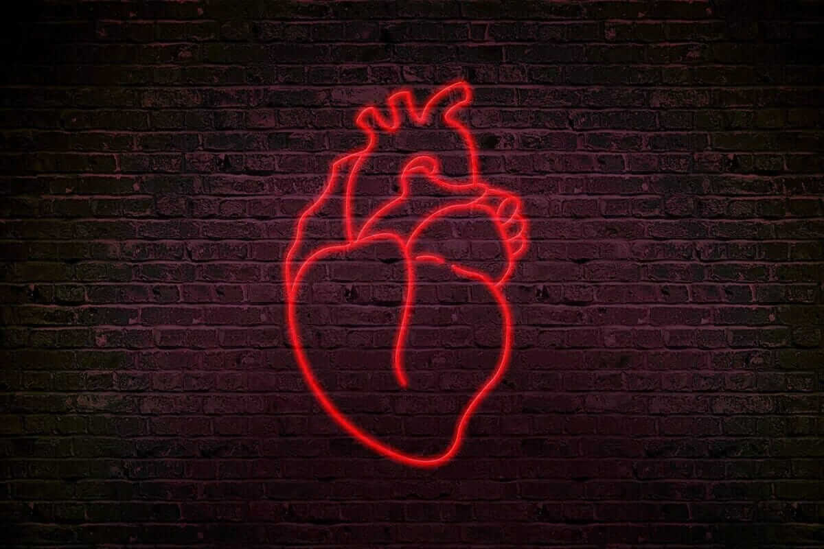 Néon LED cœur humain : Exprimez l'amour avec éclat