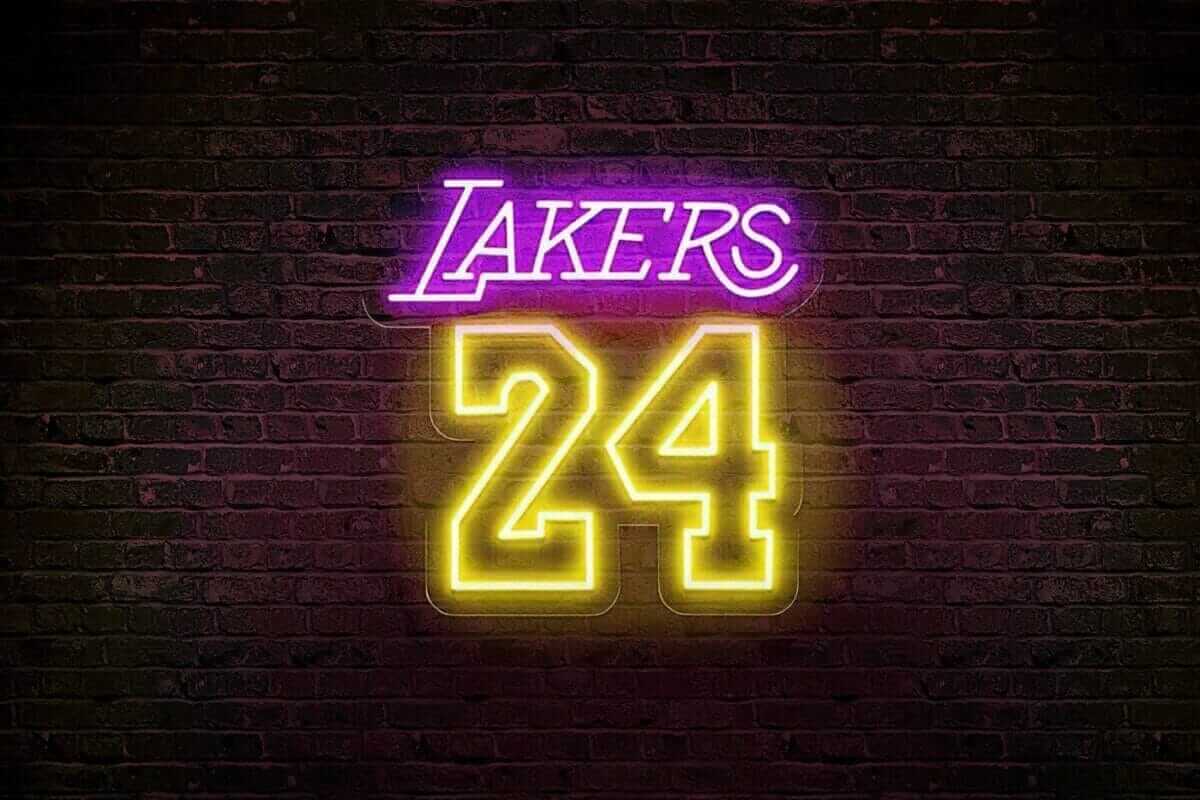 Néon LED Kobe Bryant 24: Célébrez la légende de la NBA