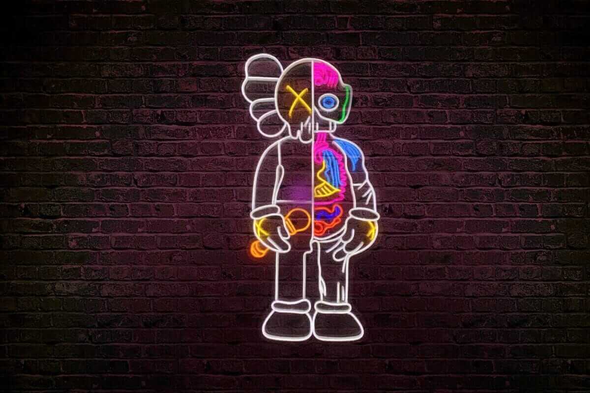 Néon LED KAWS : Ajoutez une touche créative à votre espace