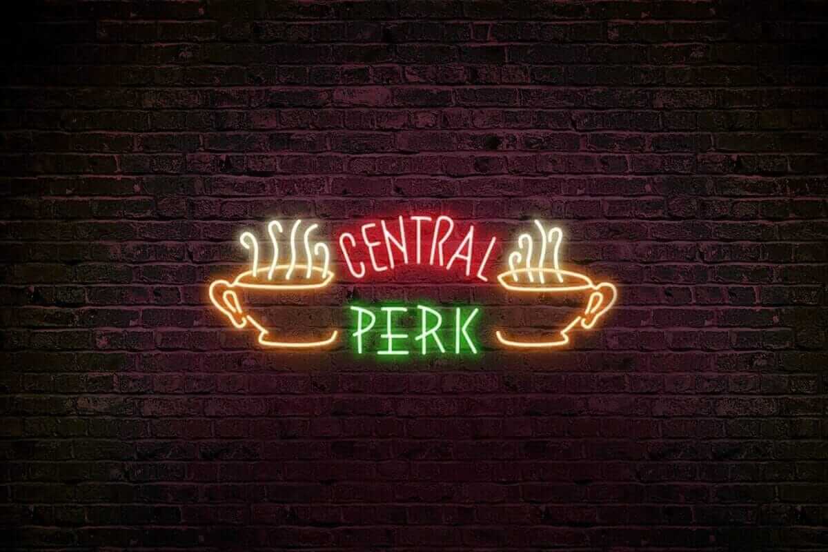 Néon LED Central Perk Friends: Revivez l'amitié