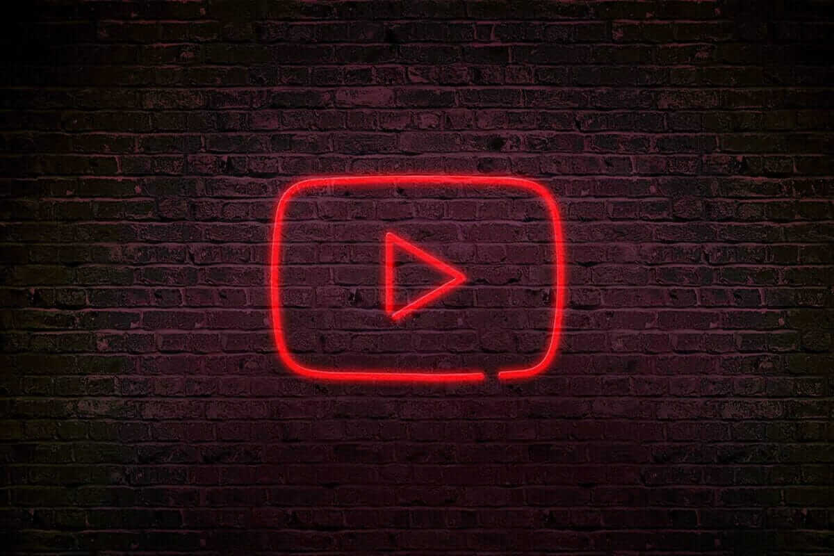 Néon LED Bouton Play Youtube: Revivez vos vidéos préférées