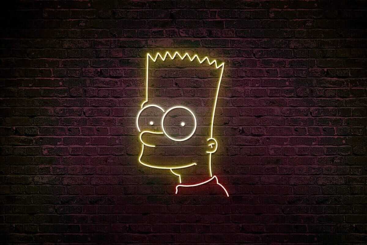 Néon LED Bart Simpson : Ajoutez une touche cool à votre espace