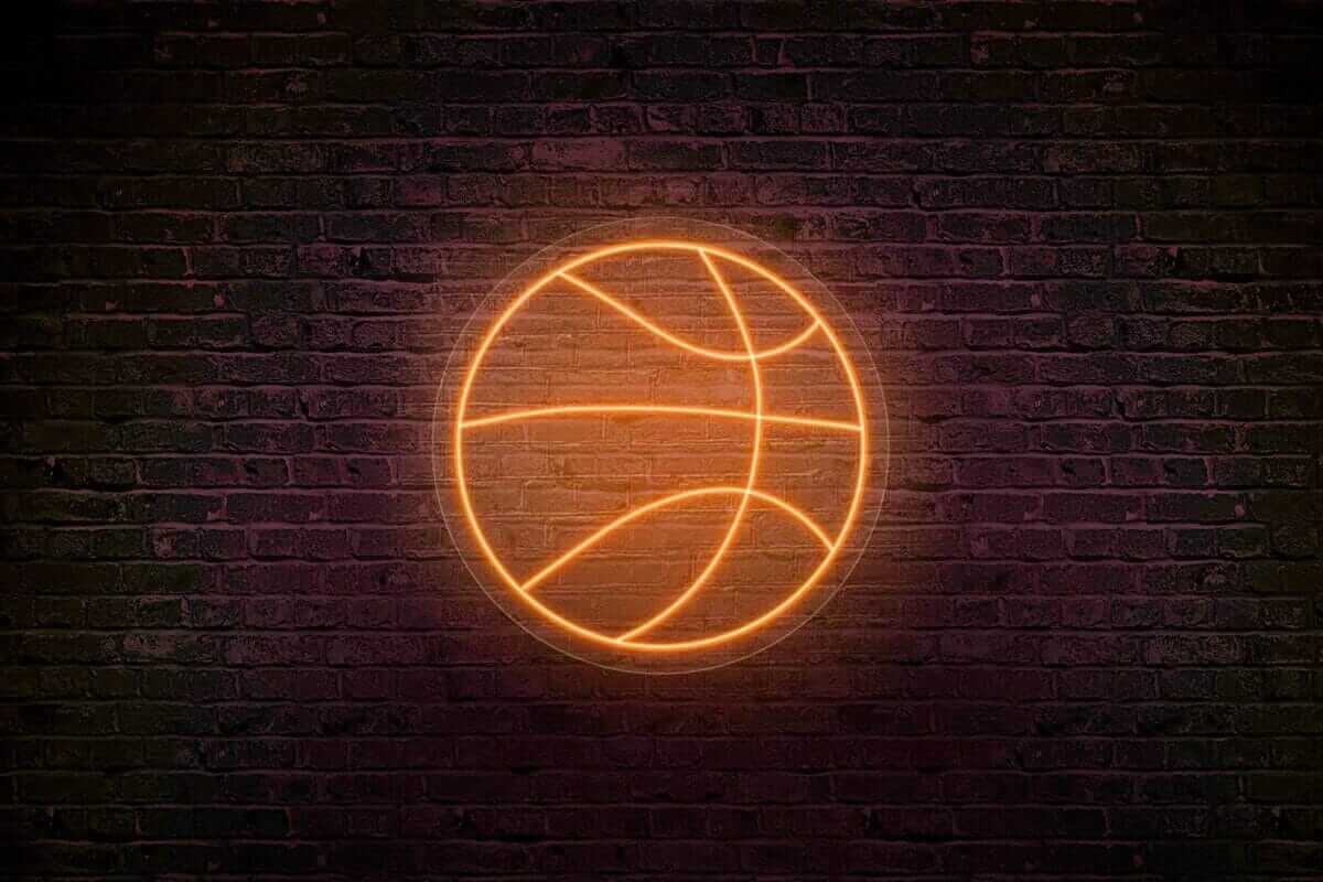 Néon LED basketball : Plongez dans l'ambiance du jeu