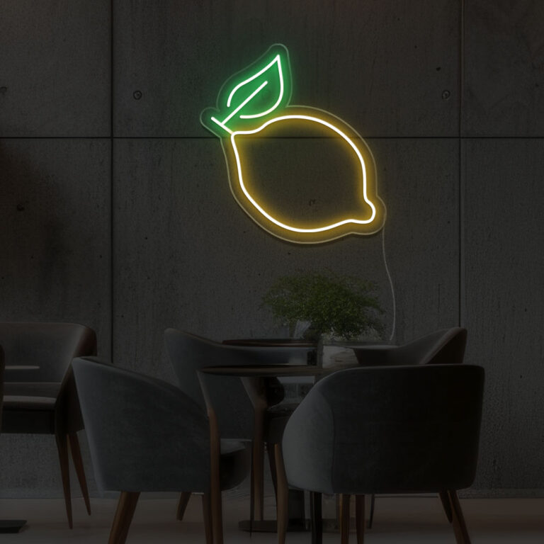 Néon Citron: Illuminez votre espace avec couleur et fraîcheur