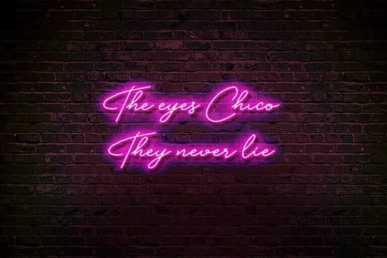 Néon LED "The eyes Chico": Ajoutez du caractère à votre intérieur